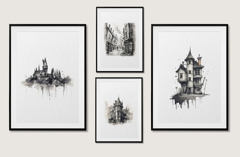 Wizard World Collection Digital Print Download, Multi Ink Sketch Art ...