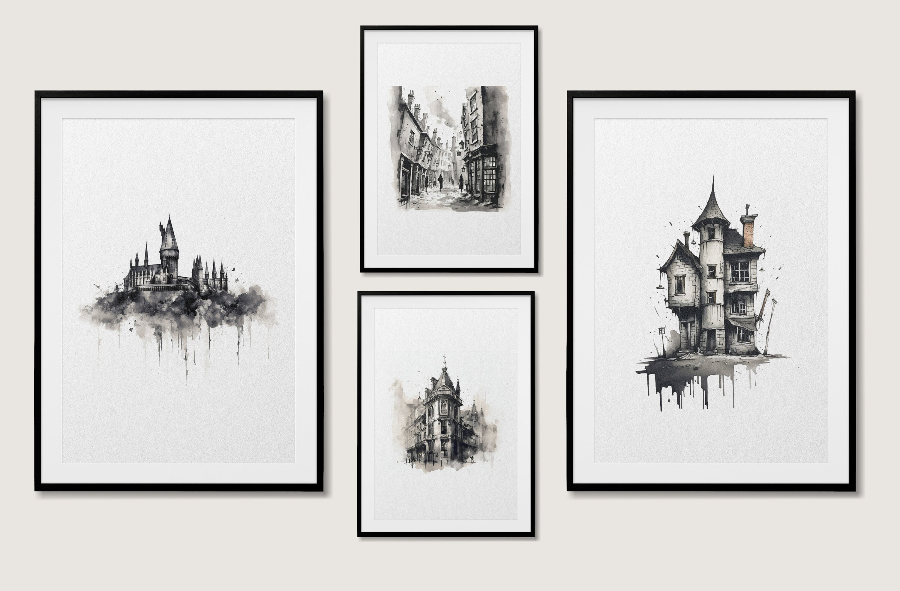 Wizard World Collection Digital Print Download, Multi Ink Sketch Art ...