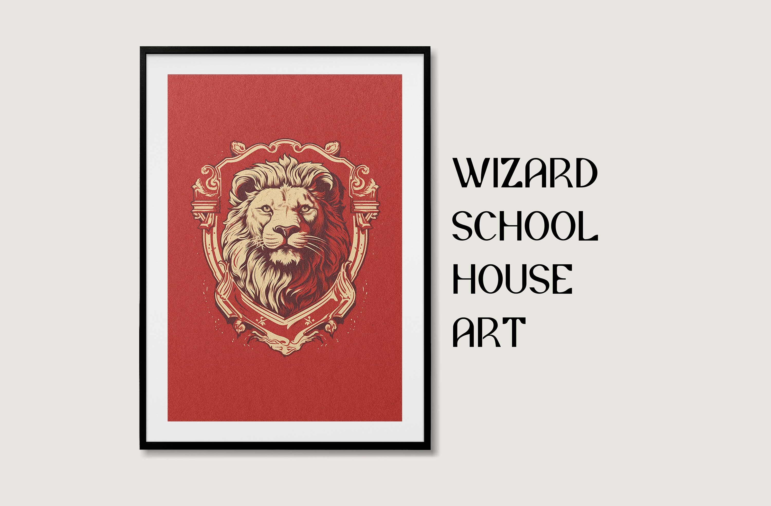 Wizard School House Cup Crest Collection Digital Print, Printable ...
