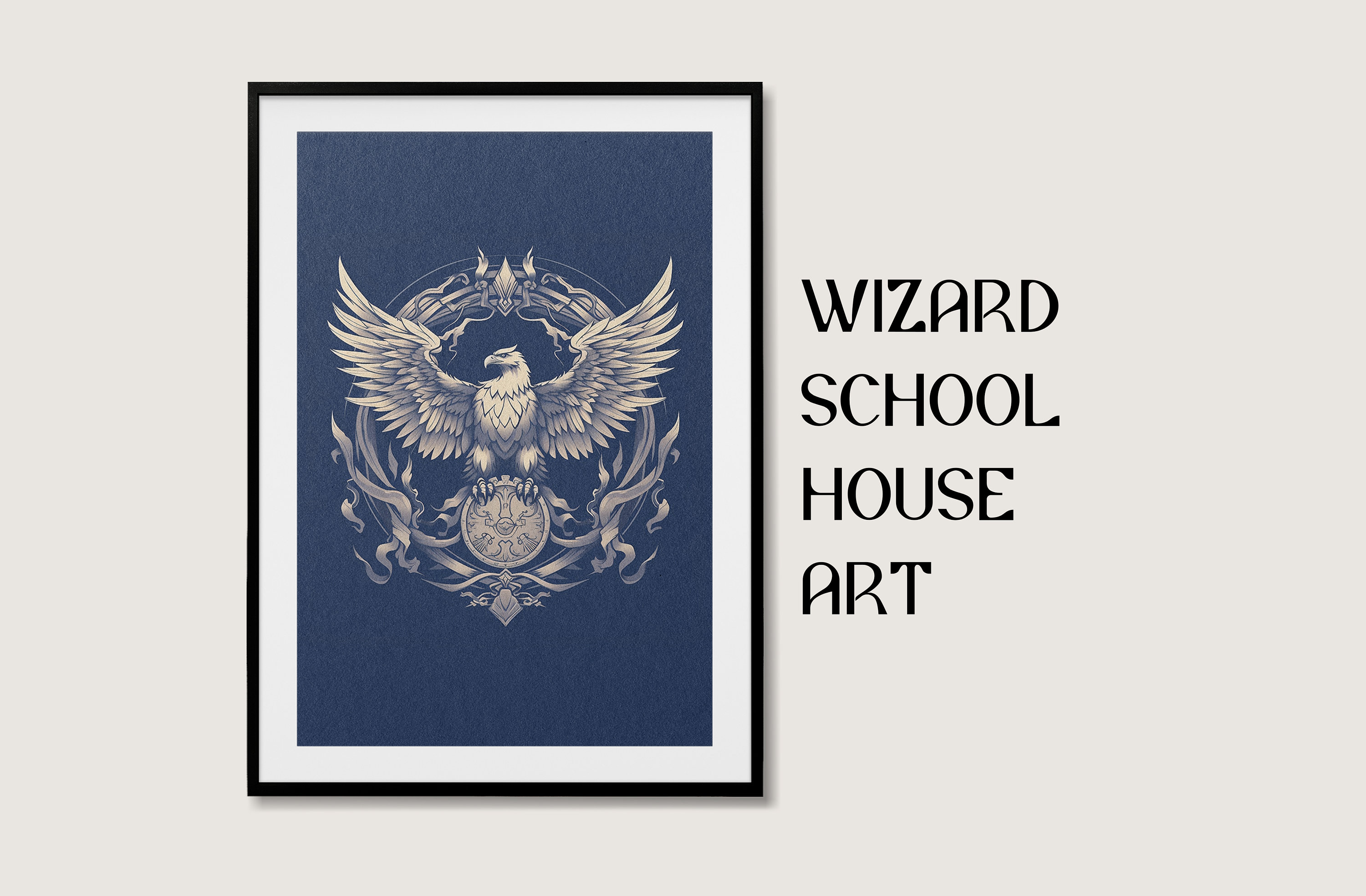 Wizard School House Cup Crest Collection Digital Print, Printable ...