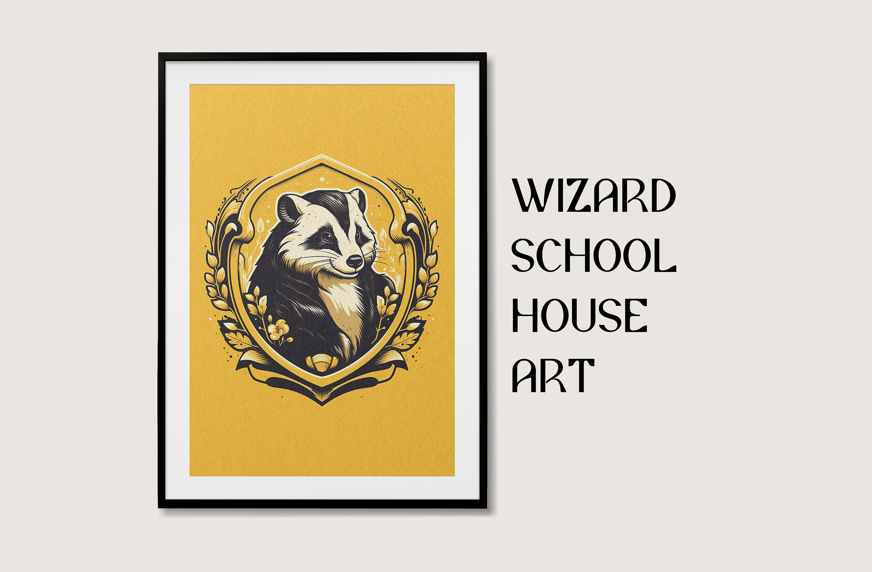 Wizard School House Cup Crest Collection Digital Print, Printable ...