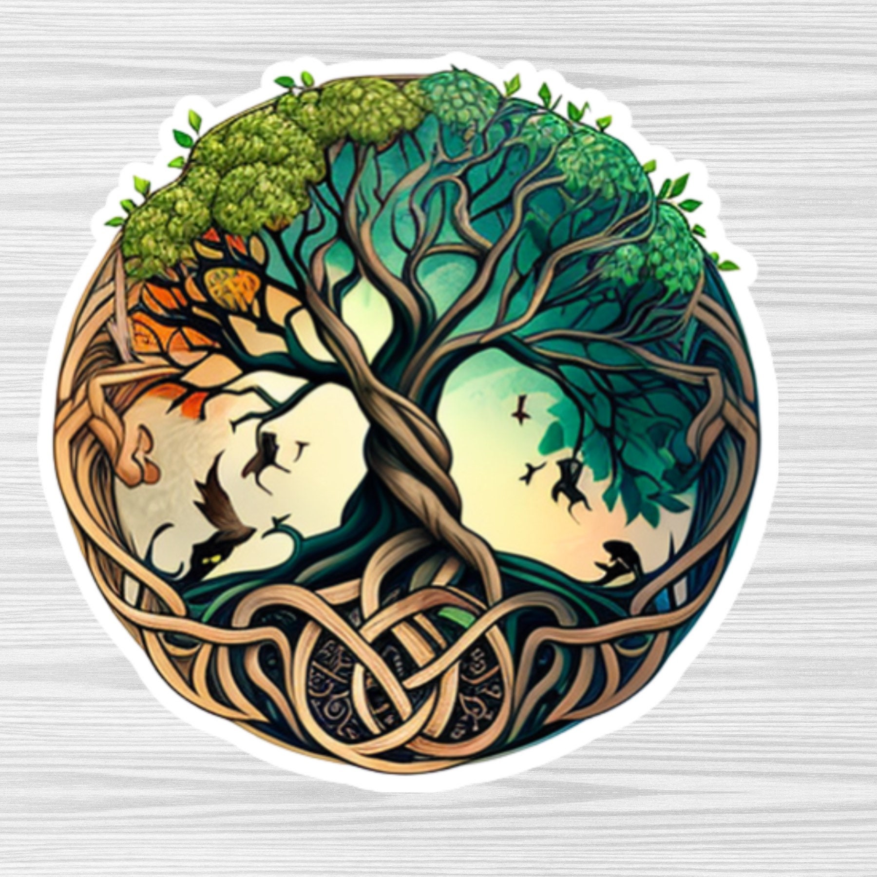 Tree Of Life Tattoo Color
