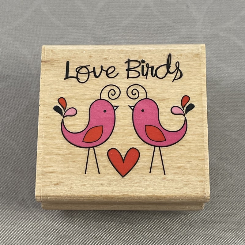 Lovebird Stamp - Etsy
