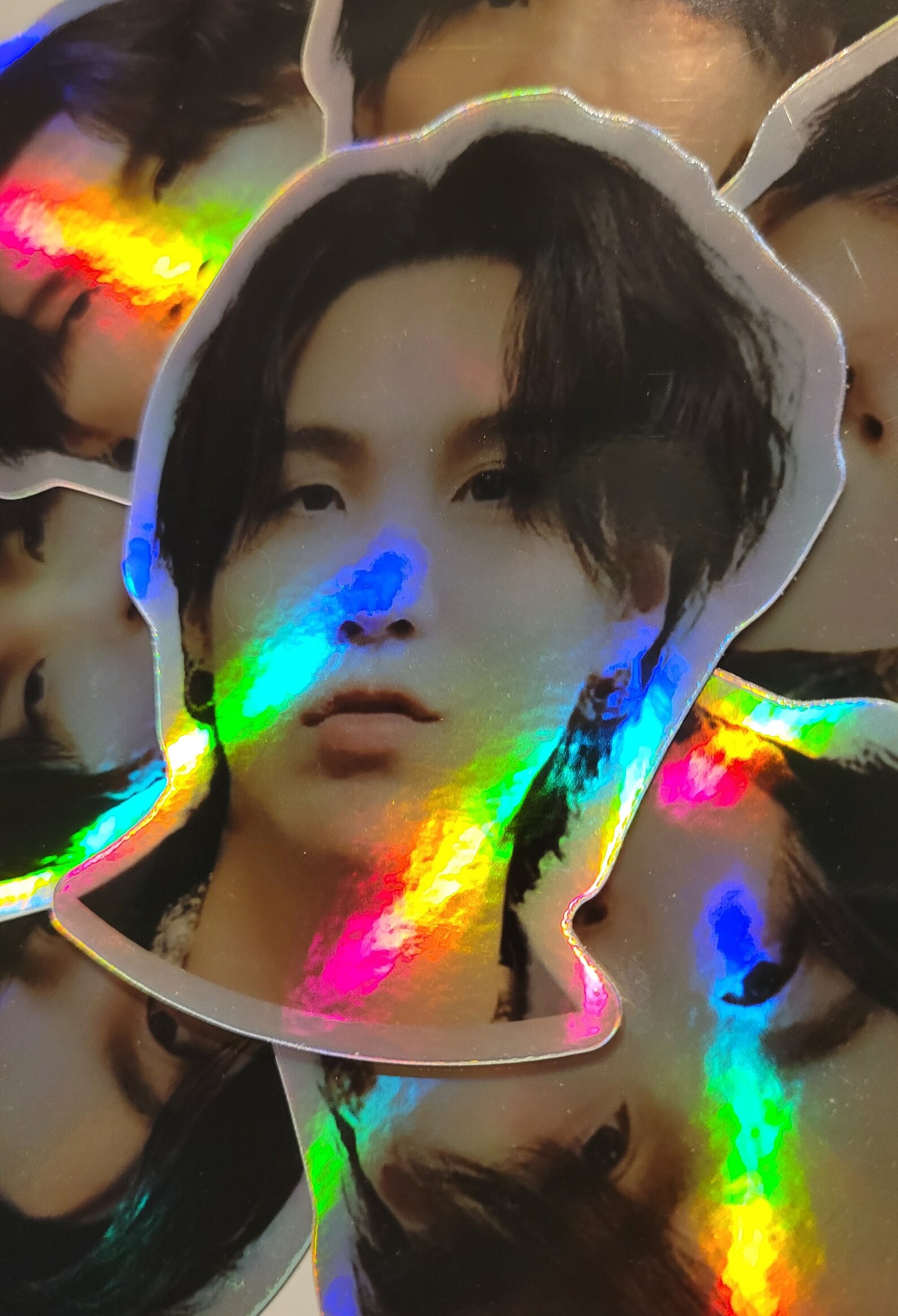 BTS Suga Agust D D-day Tour Pouty Face Yoongi Holographic Stickers - Etsy