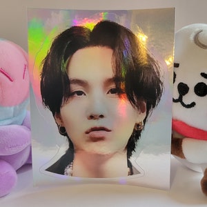 BTS Suga Agust D D-day Tour Pouty Face Yoongi Holographic Stickers - Etsy
