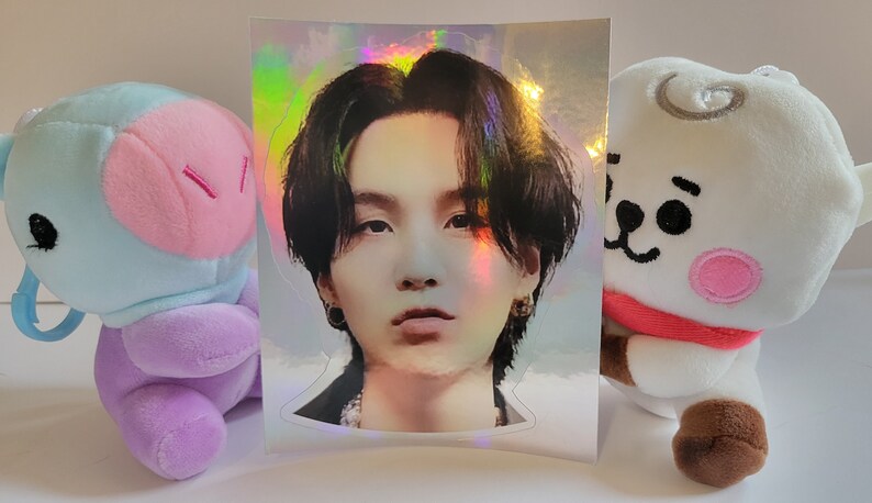 BTS Suga Agust D D-day Tour Pouty Face Yoongi Holographic - Etsy