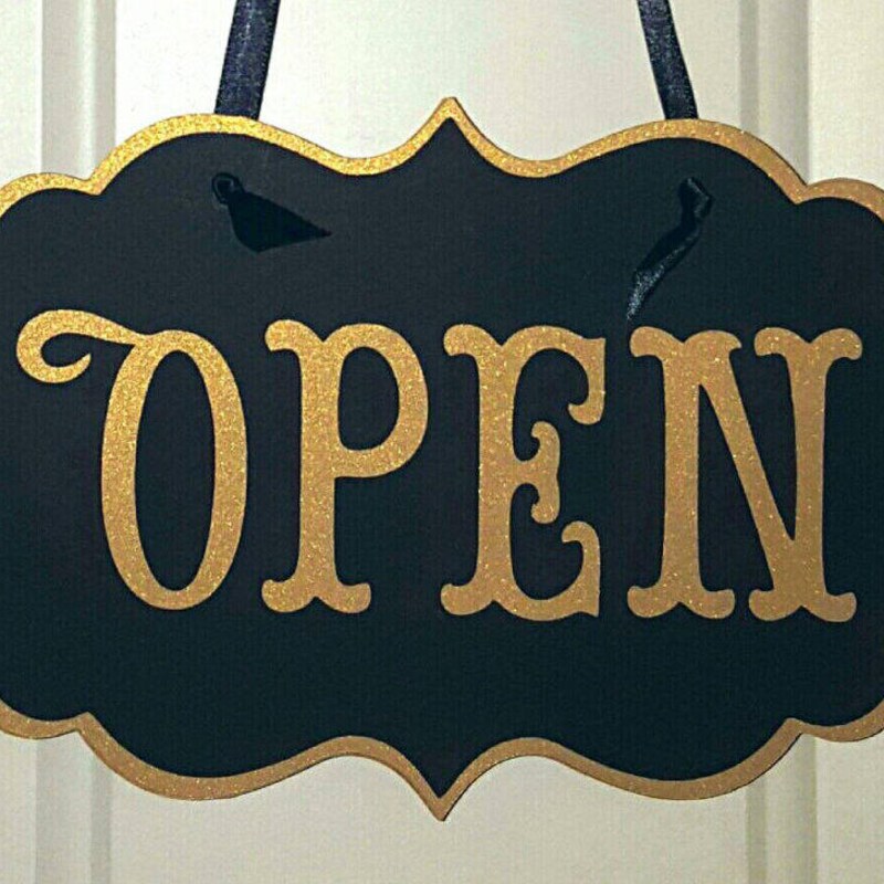Vintage Open Sign - Etsy