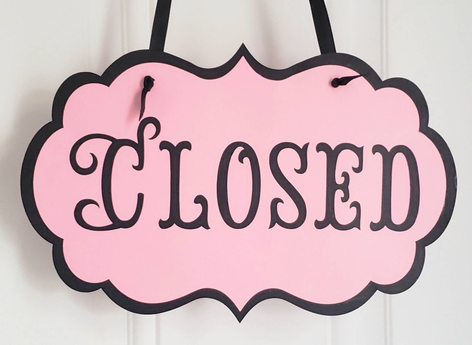 Open Closed Sign, Reversible Boutique Sign, Cardstock, Kitchen Sign ...