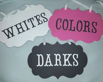 Hanging Laundry Sign - Etsy