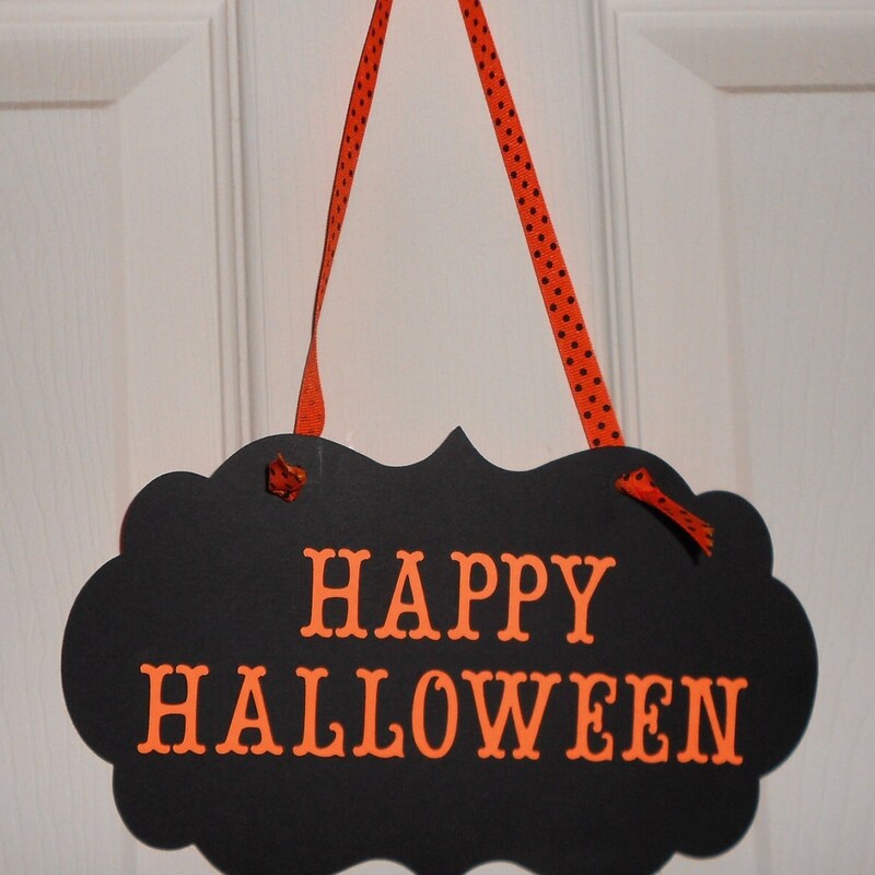 Happy Halloween Sign - Etsy