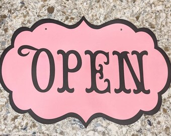 Large Open Closed Sign - Etsy