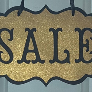 Boutique Sale Sign, Cardstock and Black Ribbon, End of Season Sale ...