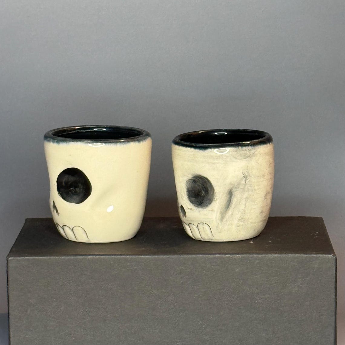 Skull Shot Glasses - 1.5oz - Small Shot Glass - Spooky Shot Glass ...