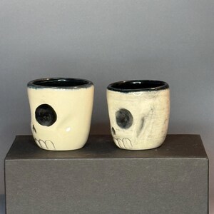 Skull Shot Glasses - 1.5oz - Small Shot Glass - Spooky Shot Glass ...