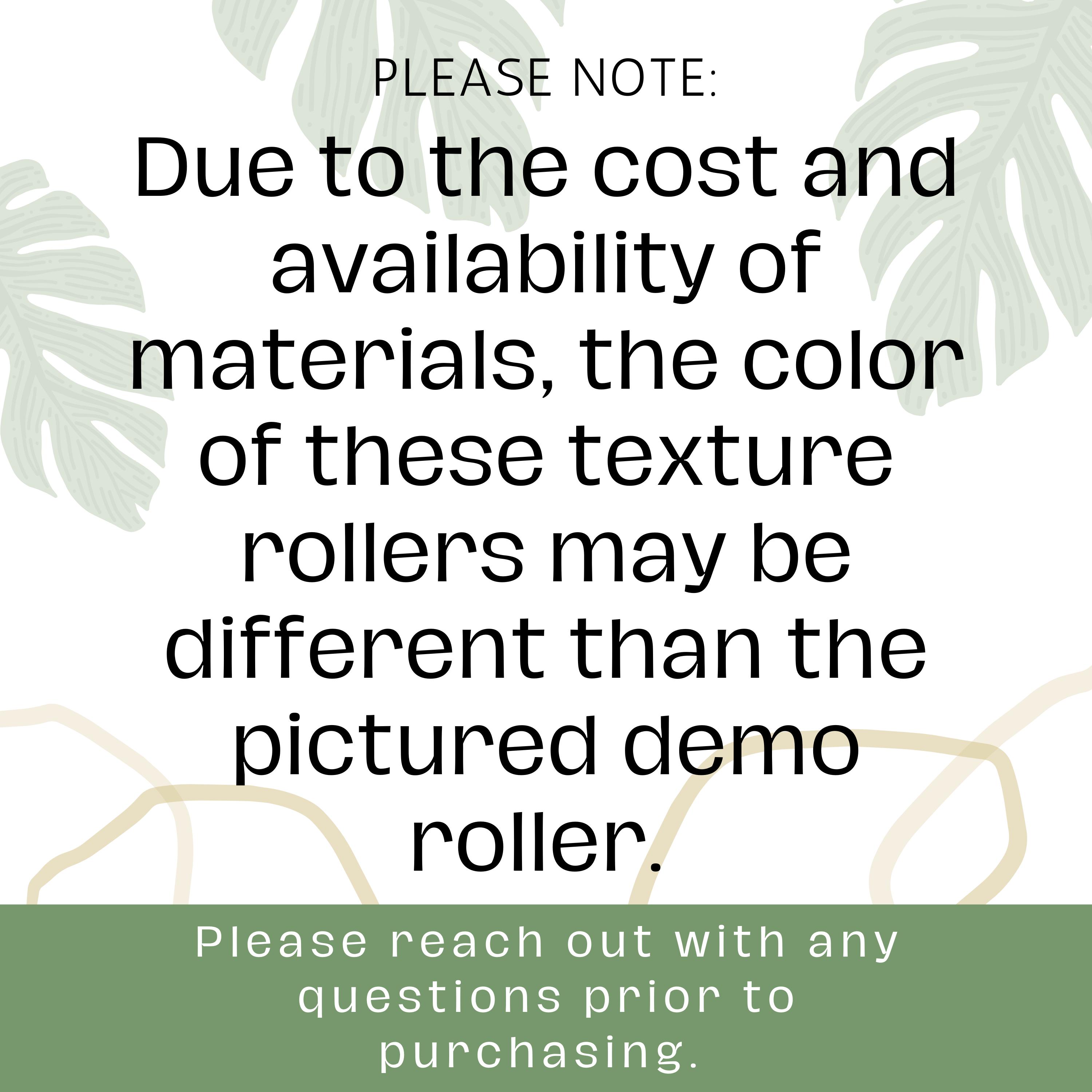 Cats Texture Roller | 100mm Pottery Embossing Roller | Clay, Ceramic ...