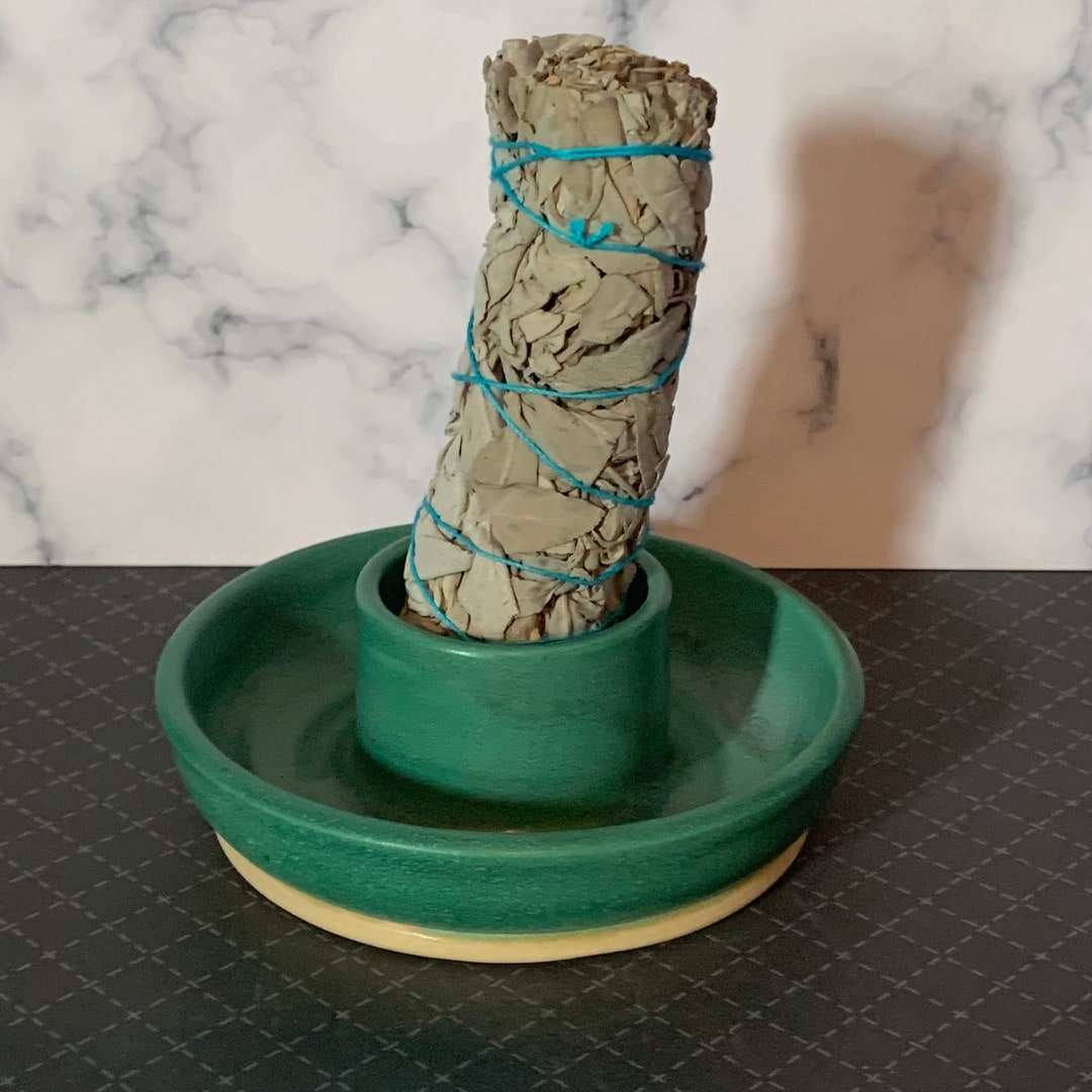 Ceramic Sage Burner | Smudge Dish | Sage Smudge Dish | Palo Santo Dish ...