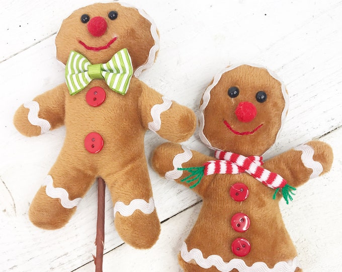 Gingerbread Cookie Pick Boy/girl Christmas Gingerbread - Etsy