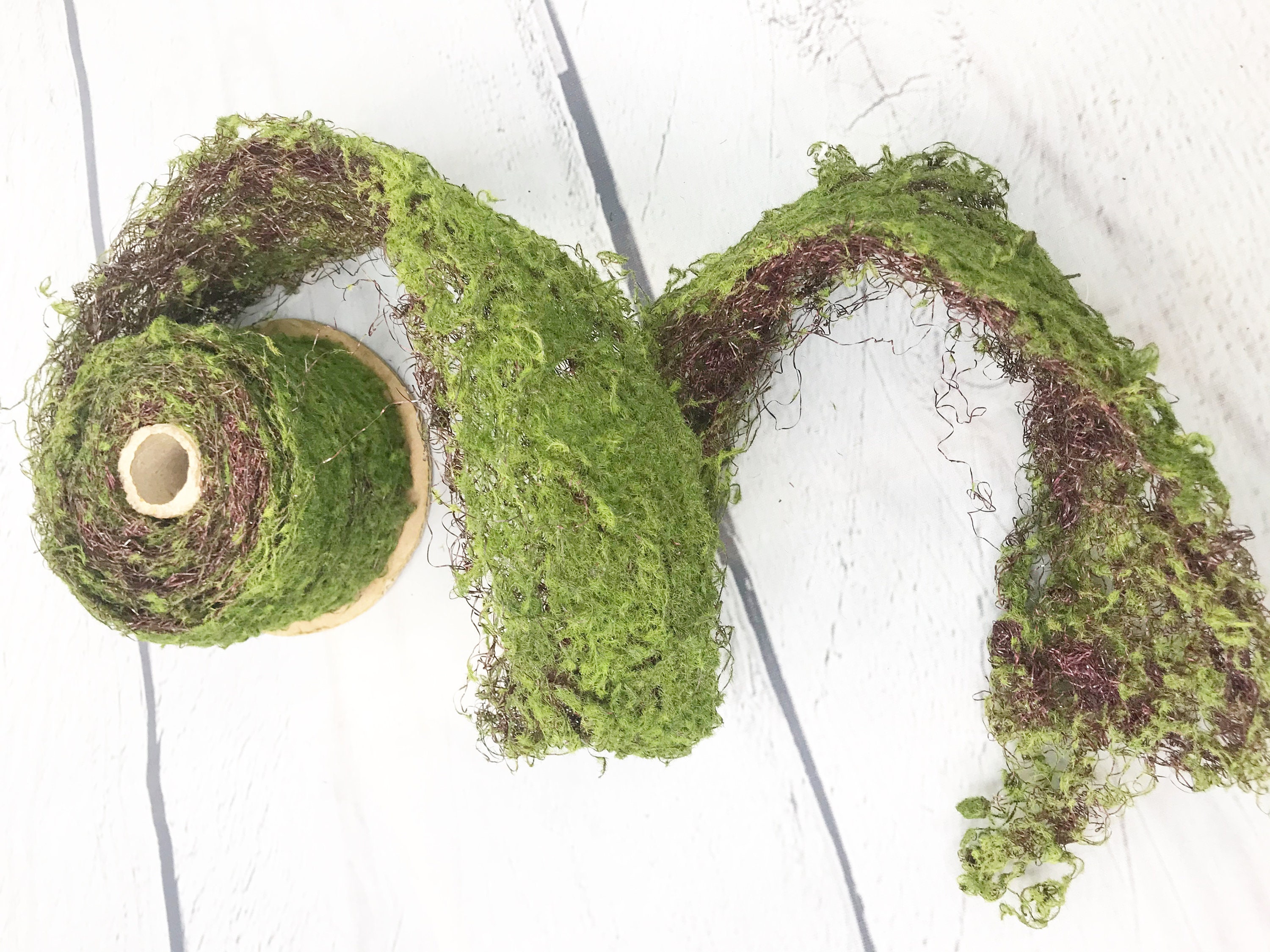 Moss Ribbon Roll Roll of Artificial Moss Moss for - Etsy Finland