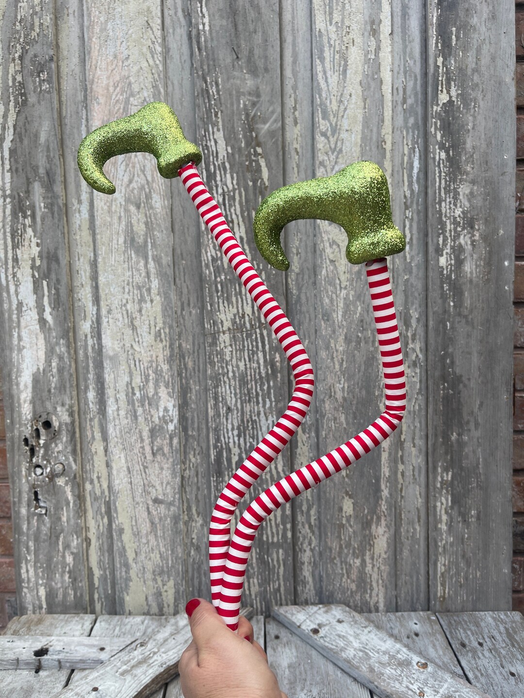 Elf Leg Stem, Elf Legs for Wreaths,christmas Wreath Attachment, Elf ...