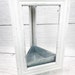 Small Wood & Tin Triangle Container, Container, Planter, Planter ...