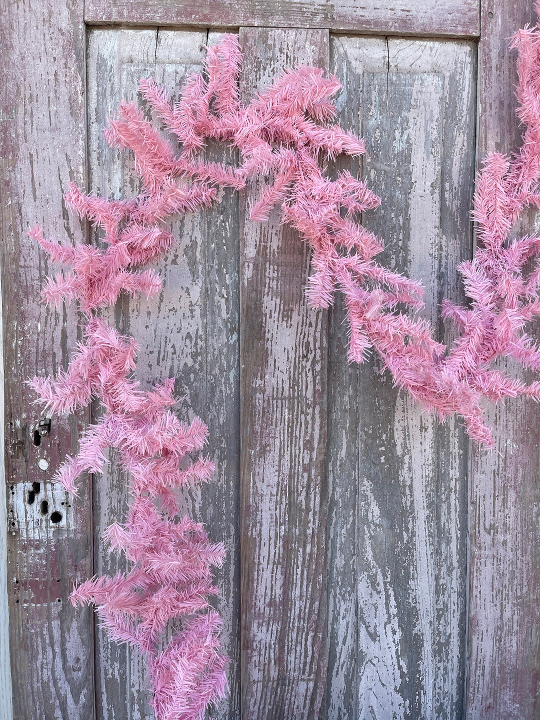 Pink Garland, Base Garland for Making, Garland for Mantle, Fireplace ...