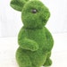 Flocked Green Rabbit, Flocked Green Easter Bunny Wreath Attachment ...