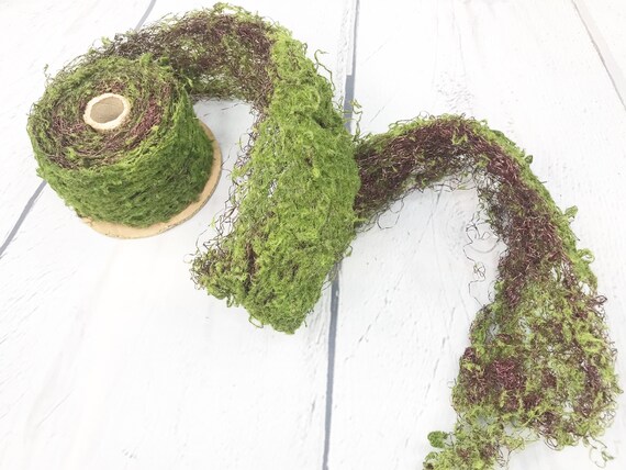 Moss Ribbon Roll Roll of Artificial Moss Moss for - Etsy Finland