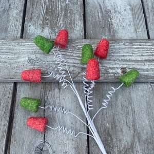 Artificial Gum Drop Pick for Christmas Decorating , Fake Gum Drop Candy ...