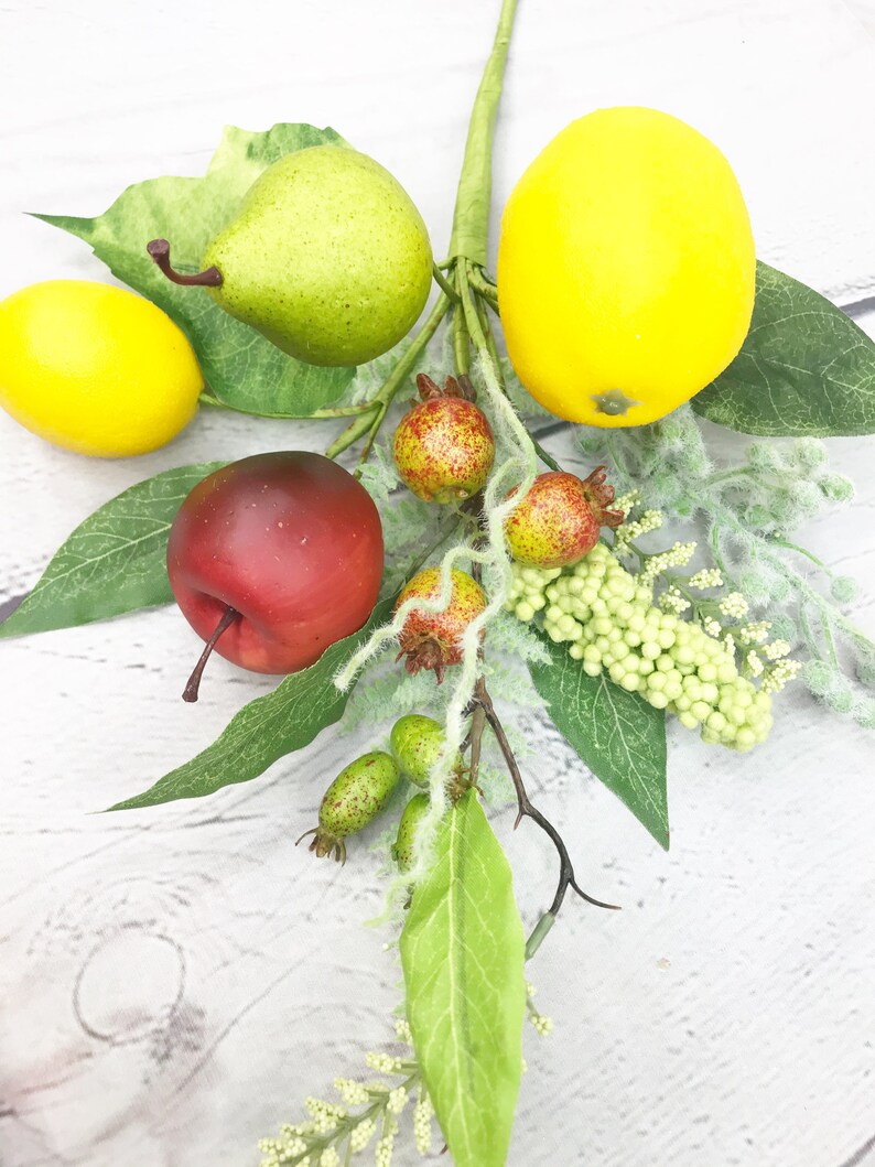 Lemons Pear and Apple Mixed Fruit Pick Mixed Fruit Pick - Etsy