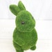 Flocked Green Rabbit, Flocked Green Easter Bunny Wreath Attachment ...