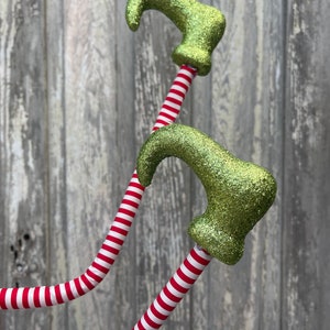 Elf Leg Stem, Elf Legs for Wreaths,christmas Wreath Attachment, Elf ...