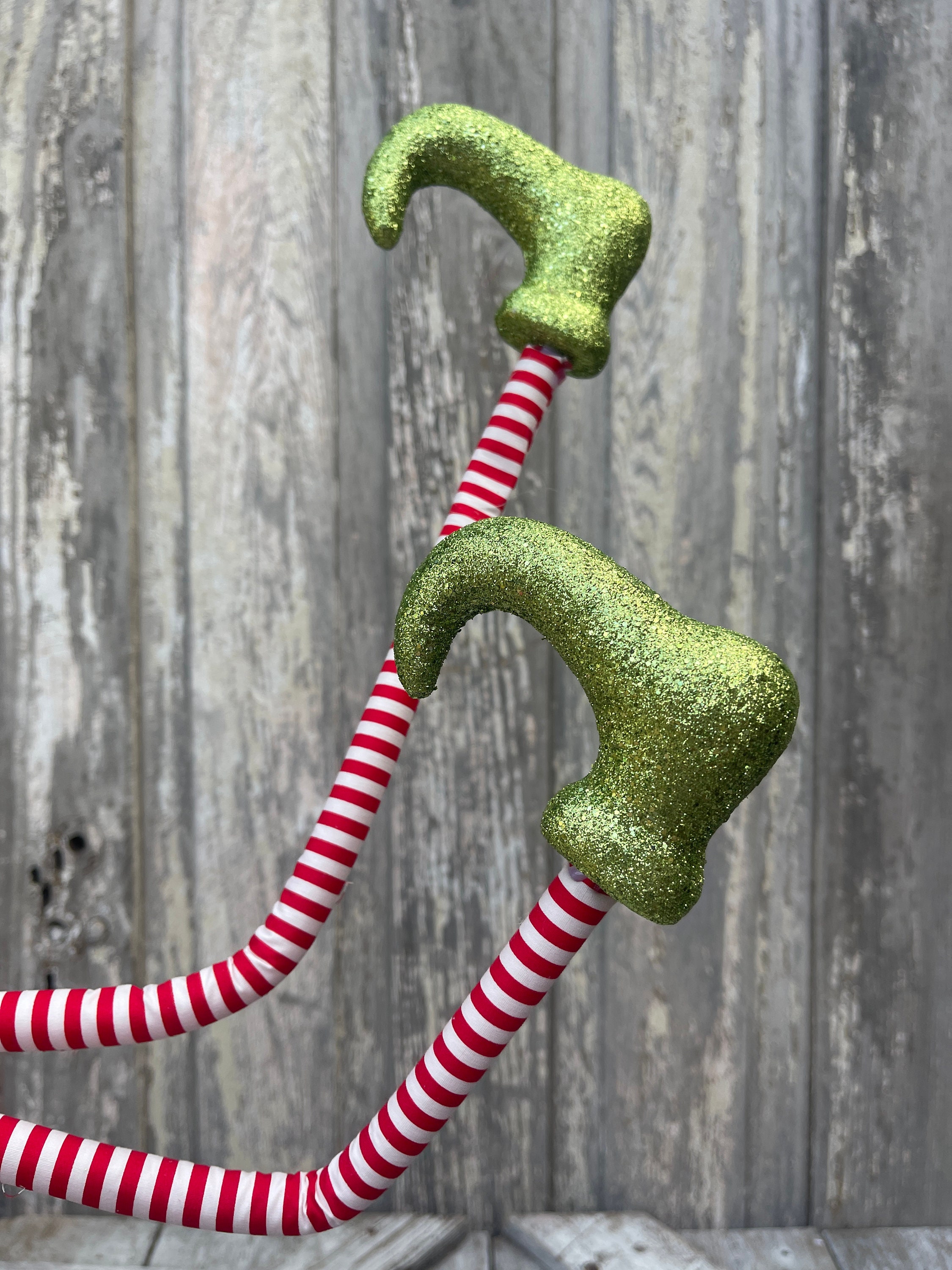 Elf Leg Stem, Elf Legs for Wreaths,christmas Wreath Attachment, Elf ...