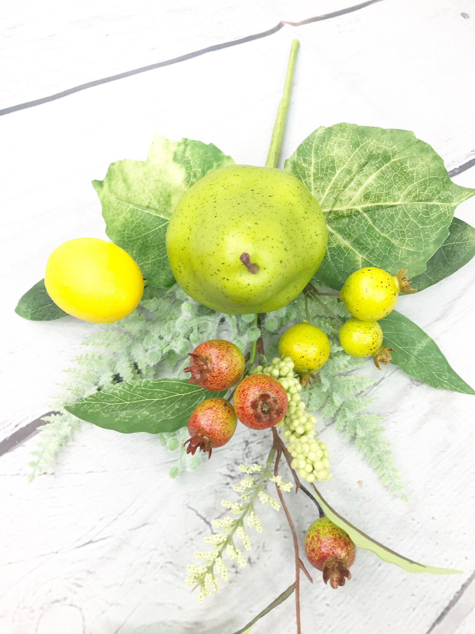 Pear and Lemon Mixed Fruit Pick Mixed Fruit Pick Fruit for | Etsy