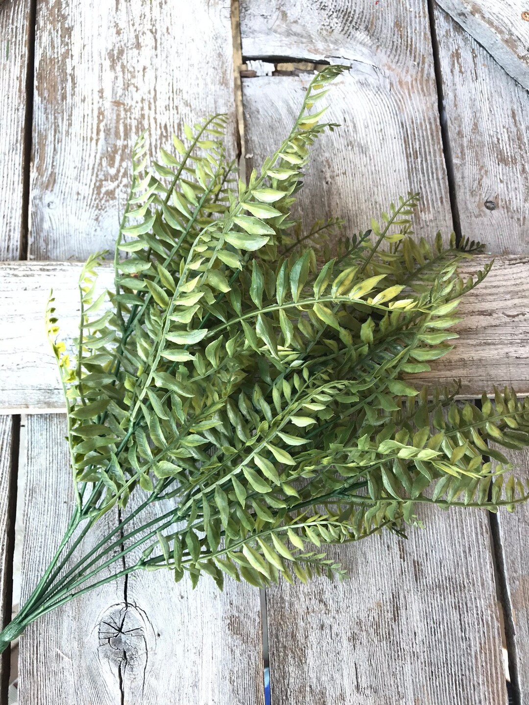 Small Plastic Fern Greenery Bush, Fern Pick, Greenery Stems, Greenery ...