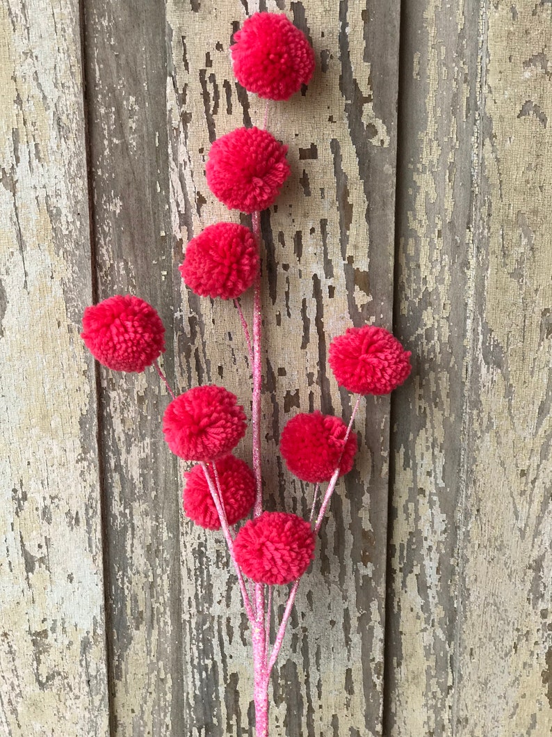 Light Pink POM POM Ball Stem Fun Stem Fun Decor Light Pink - Etsy