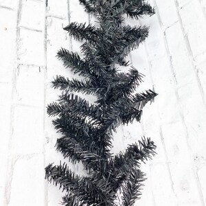 Black Garland, Halloween Garland, Garland for Halloween, Garland for ...