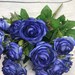 Artificial Blue Rose Bush Rose Silk Flowers Rose Flowers for - Etsy