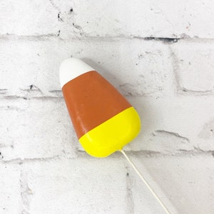 Halloween Candy Corn Pick, Halloween Stem, Artificial Candy, Faux ...