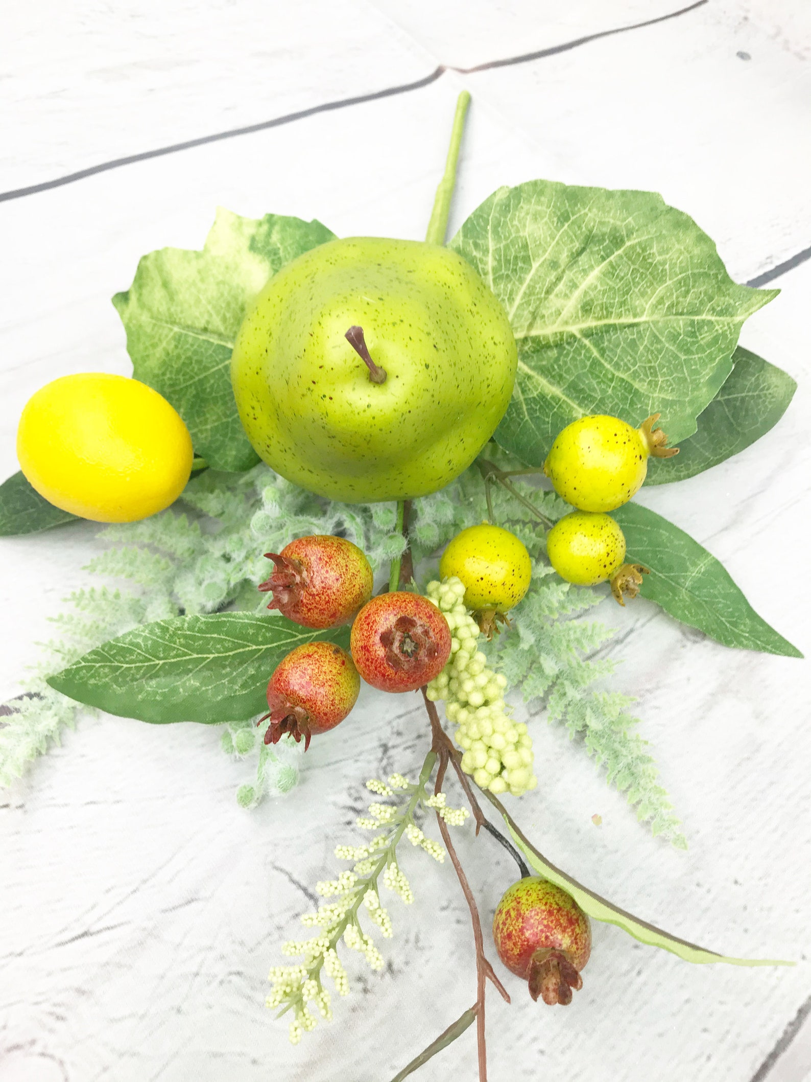 Pear and Lemon Mixed Fruit Pick Mixed Fruit Pick Fruit for | Etsy