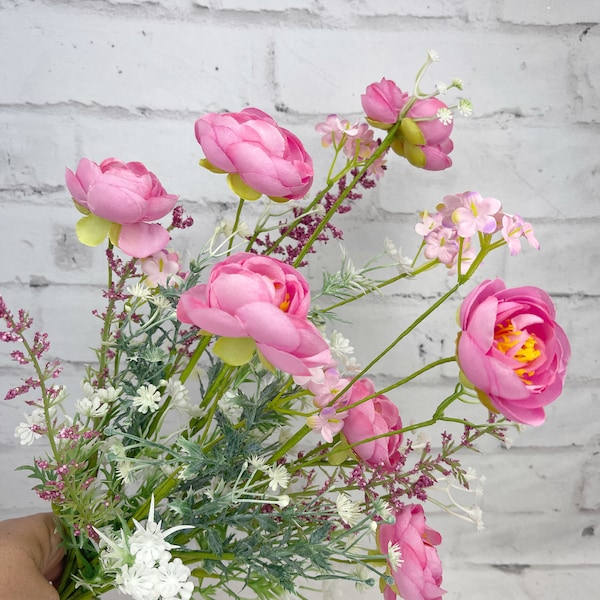 Silk Ranunculus - Etsy