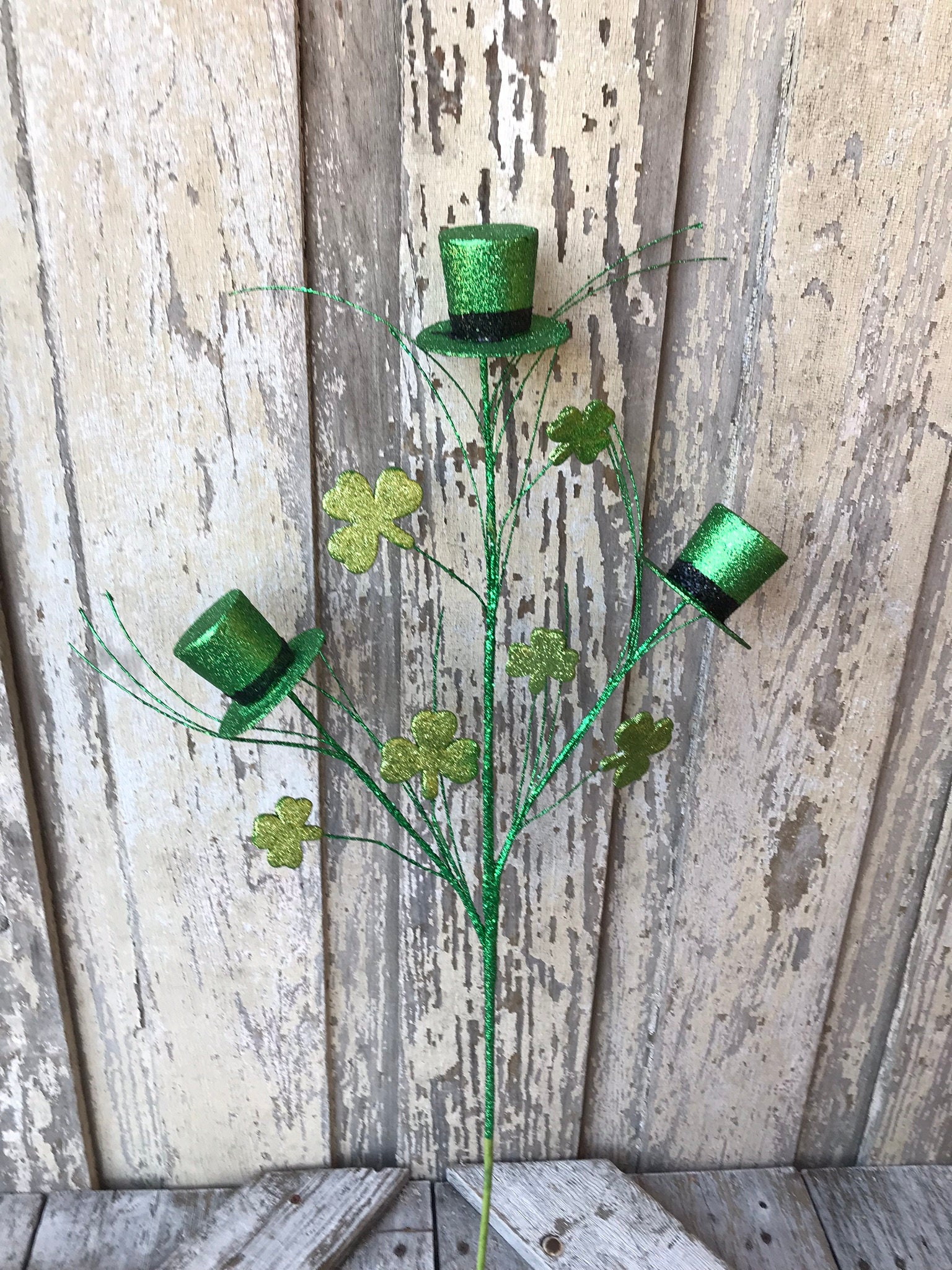 St. Patrick Day Top Hats Stem St. Patrick's Top Hat Stem | Etsy