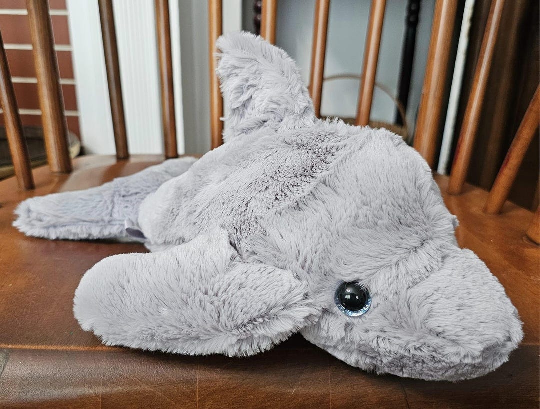 Handmade Plush Dolphin, Dolphin, Plush Dolphin, Adoptable Stuffie ...