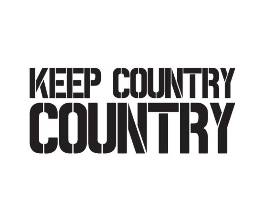Keep Country Country Diecut Sticker - Etsy