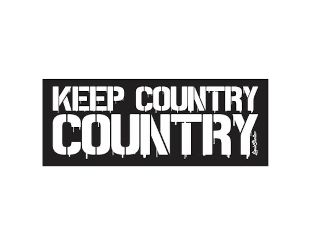 Keep Country Country Drip Sticker - Etsy