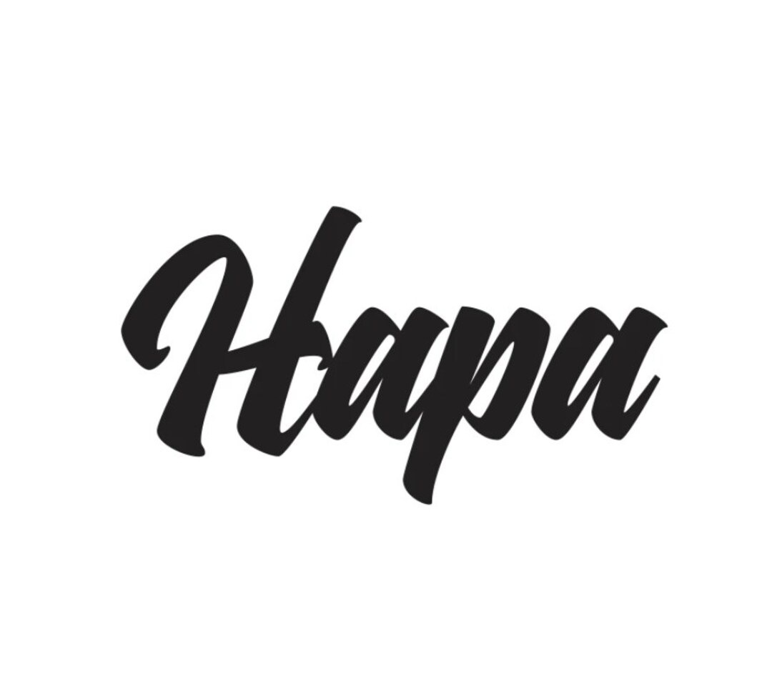 Hapa Aster Diecut Sticker - Etsy