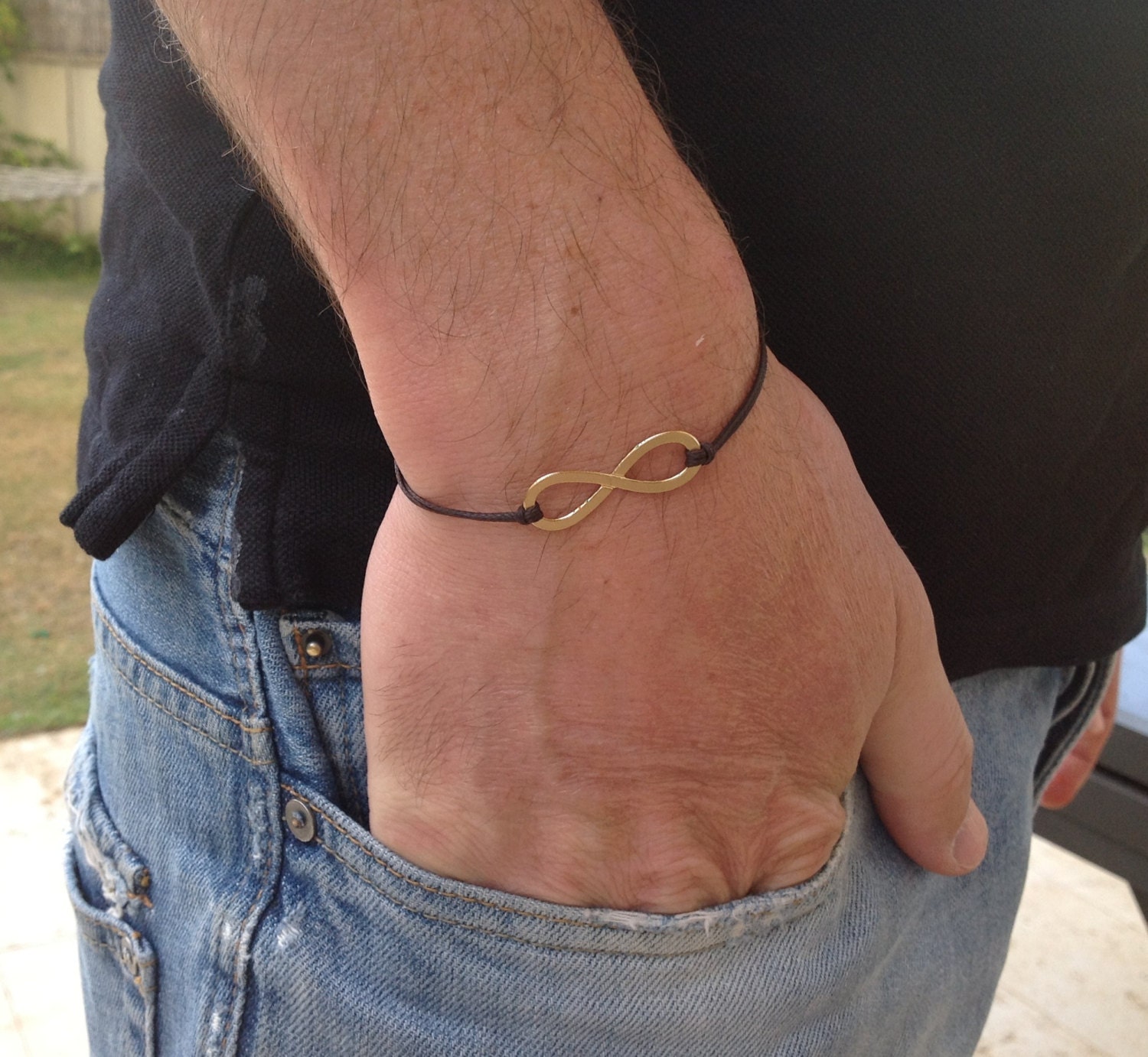Mens Bracelet, Infinity Bracelet, Infinity for Men, Jewelry for Man ...