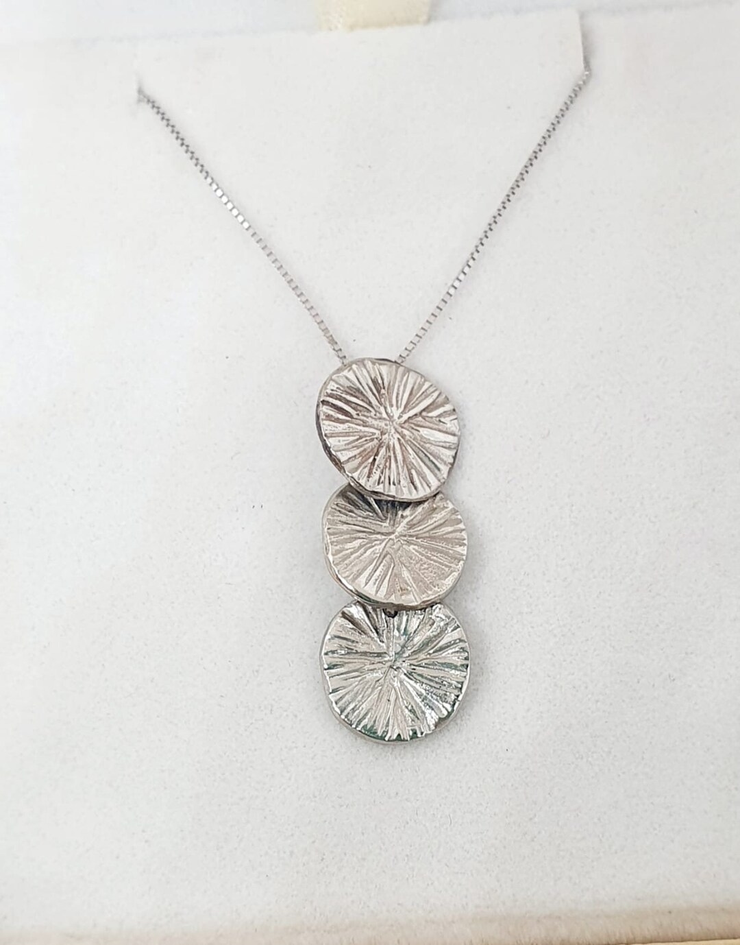 White Gold Pendant ,14K White Gold Solid Necklace ,coins Pendant Gold ...