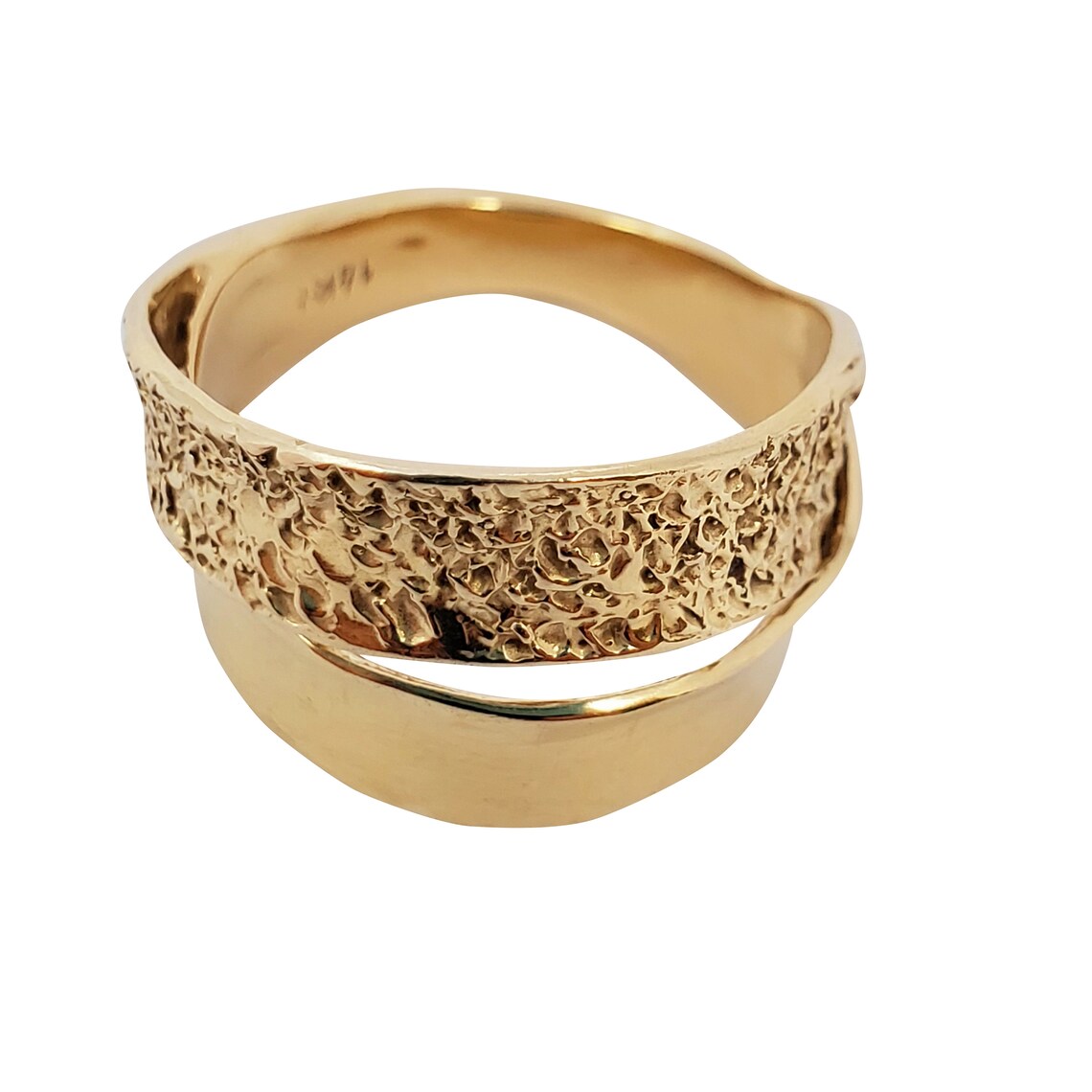 Gold Wedding Ring 14K Solid Gold Rings For Women Gold | Etsy