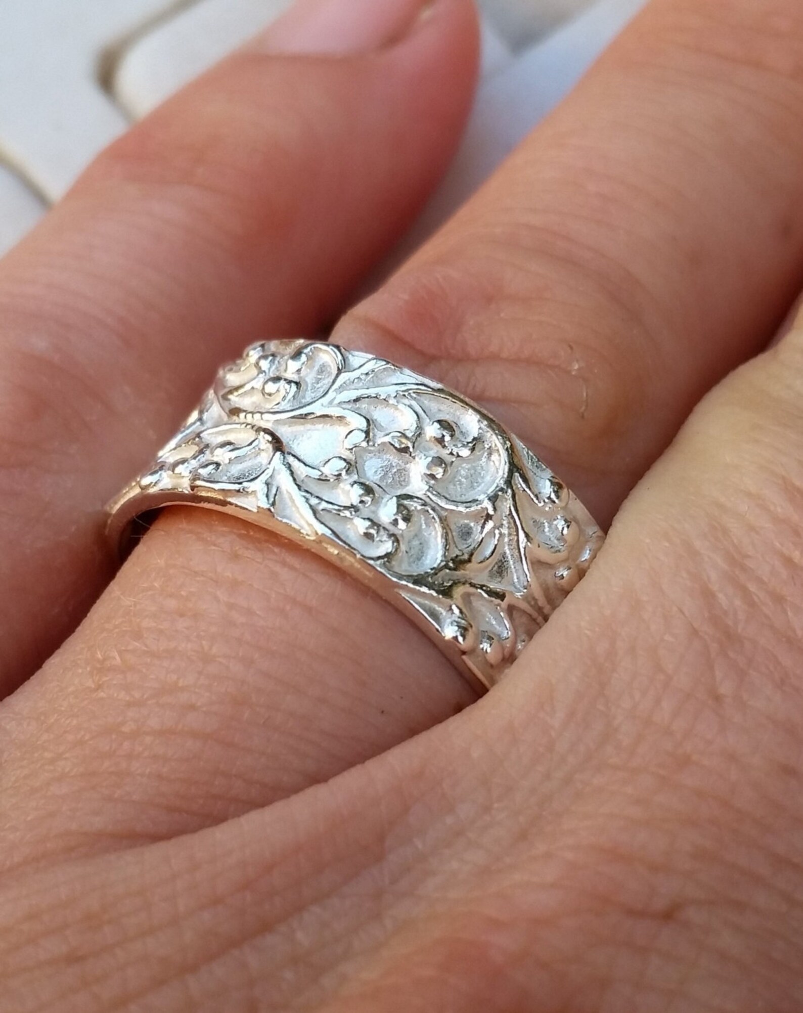 Zilver Band Sterling Zilver 925 Ring Trouwring Handgemaakte | Etsy