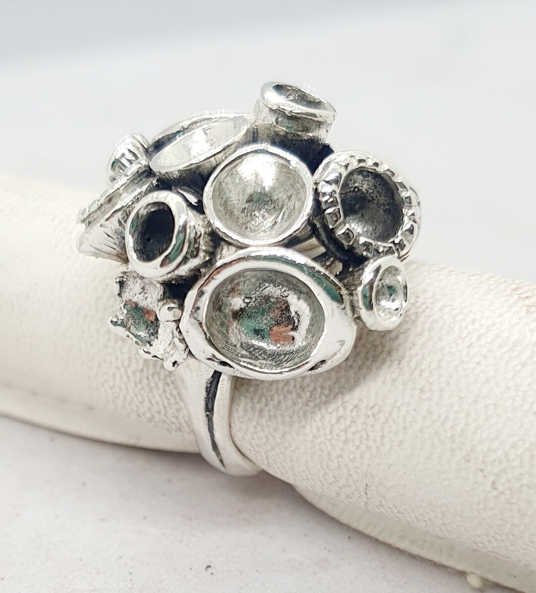 Coral Reefs Ring ,silver Coral Reef ,solid Silver Ring ,statement ...